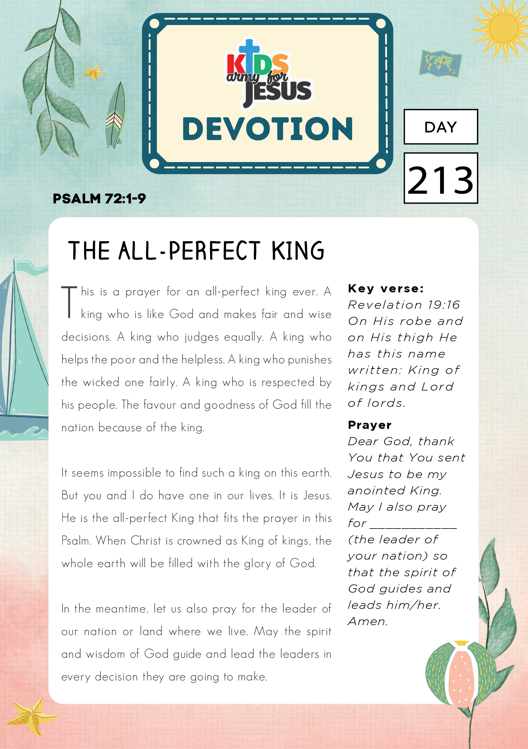 Kids Devotion